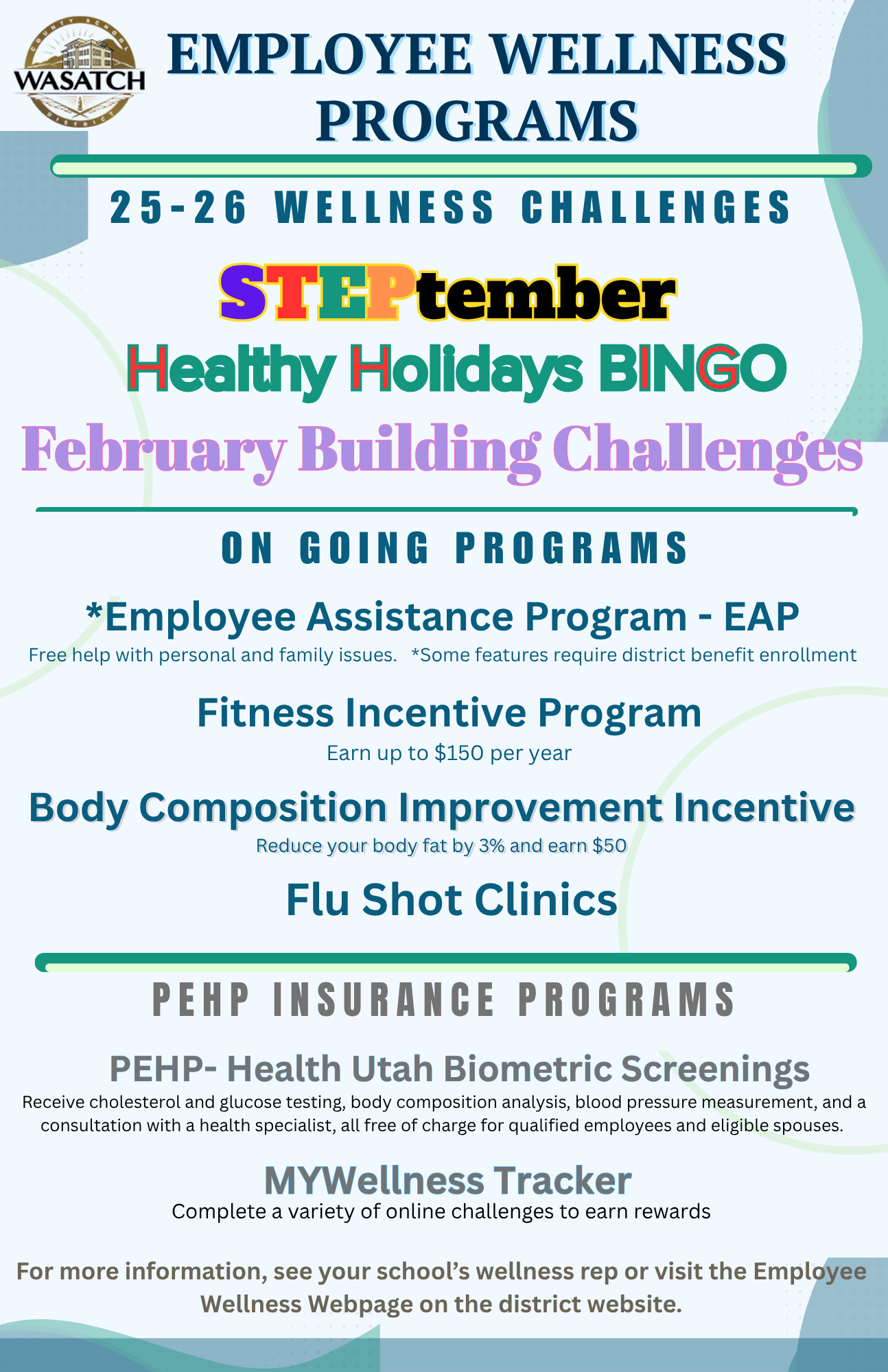 Employee Wellness – WCSD Employees