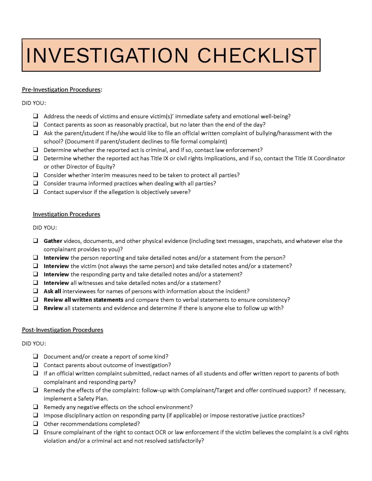 Administrative Documents – WCSD Employees