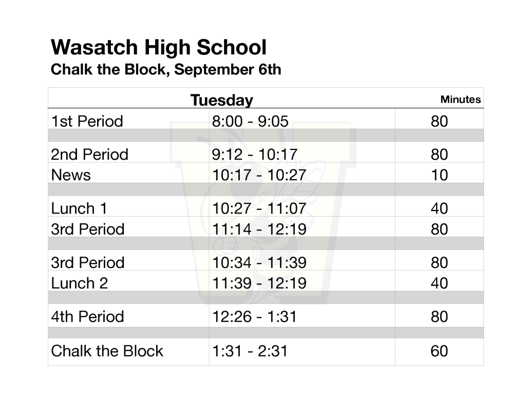 Homecoming – Wasatch High School